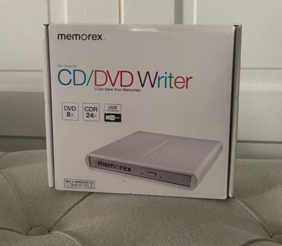 Memorex Slim External CD/DVD Writer Model MRX-650LE V3 | eBay