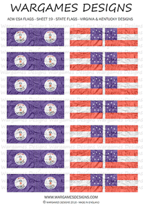 15mm Flags - ACW CSA - Sheet 19 - Black Powder | eBay