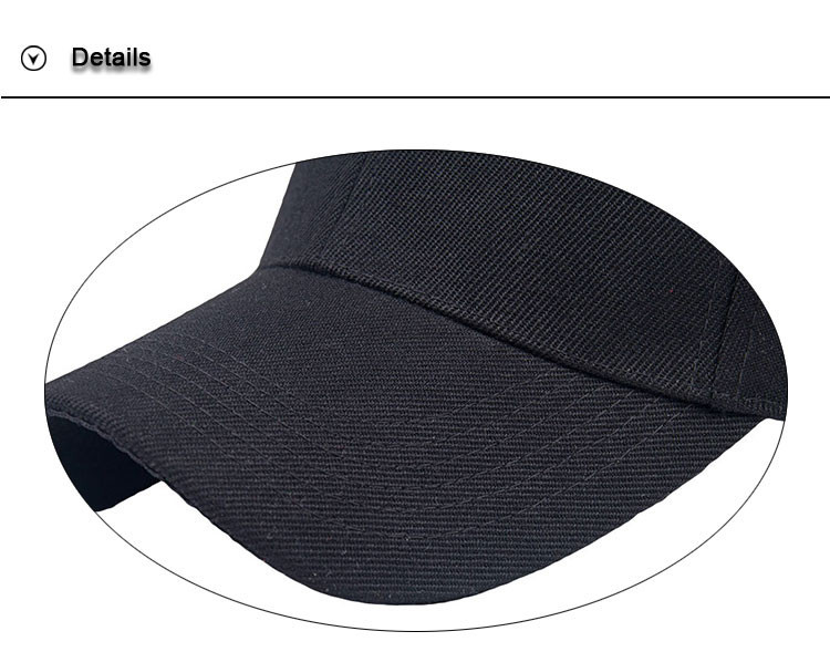 Unisex Plain Baseball Cap Solid Color Hat Adjustable Hook & Loop ...
