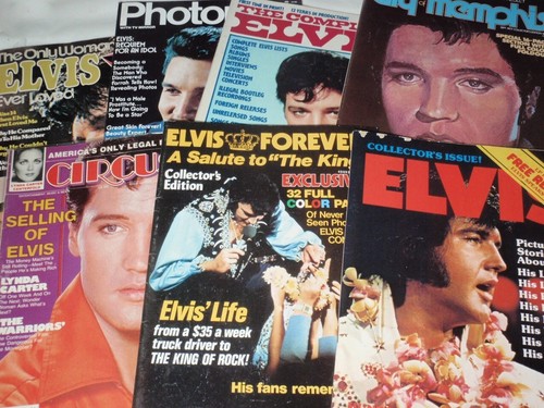 Lot 7 Vtg Elvis Presley Magazines: Photoplay, Collector’s Issue ...