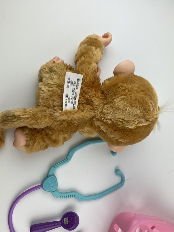 FurReal Friends Check-Up Zandi Chimp Baby Monkey Interactive Pet Toy ...