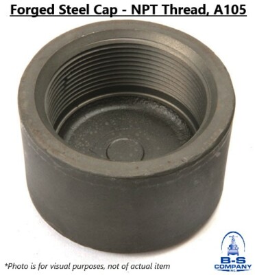 Forged Steel CAP 1/2" NPT Threaded A105 3000# 3M (Lot of 5) | eBay