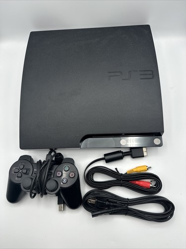 Sony PlayStation 3 Slim 120GB PS3 Console CECH-2001A With Controller ...