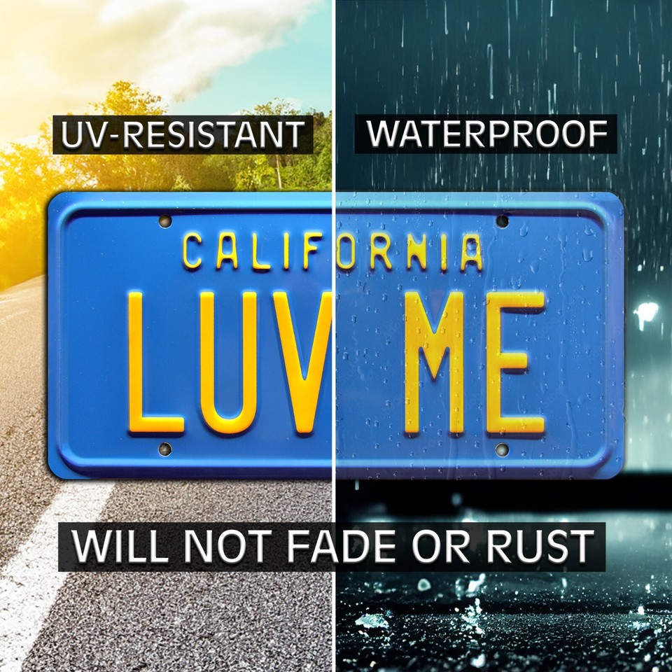 Vacation | Christie Brinkley Ferrari | LUV ME | Metal Stamped Prop ...