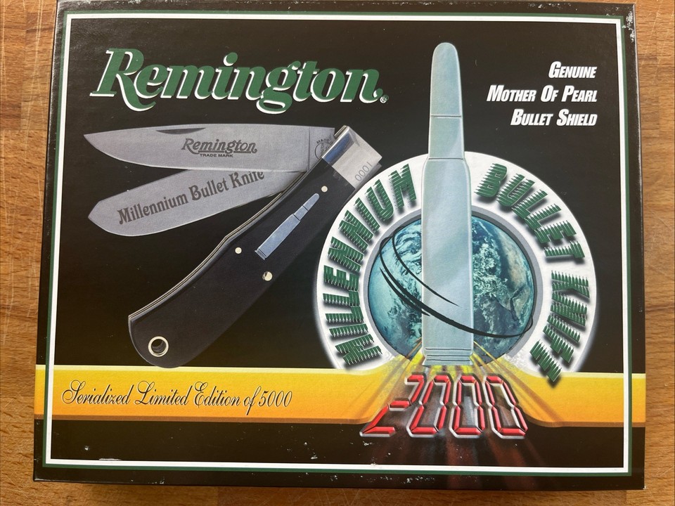 Remington Millennium Mother of Pearl Bullet Knife Limited Edition NEW ...