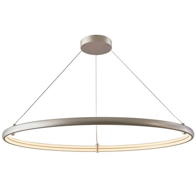 Abra Lighting Sling 1Lt XLarge Dual LED Ring Pendant, Silver - 10010PN ...