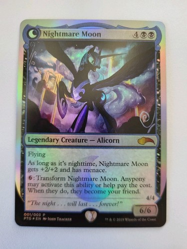 Nightmare Moon Princess Luna Foil Ponies The Galloping NM ENG MTG | eBay