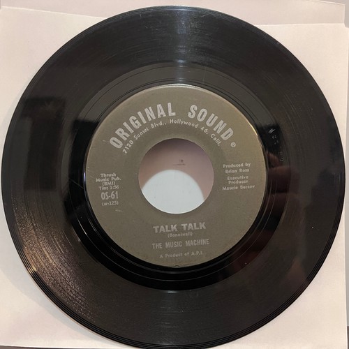 THE MUSIC MACHINE - Talk Talk / Come On In (1966) - 7" Vinyl Record ...