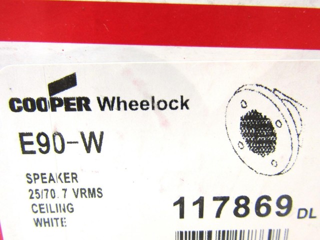 Wheelock E90-W Fire Alarms - ‎WH-117869 for sale online | eBay