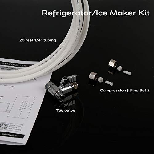 IMC-2 Ice Maker Fridge Water Line Installation Kit Fits for 3/8 ...