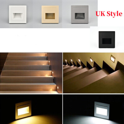 1/5/10pcs LED Night Staircase Induction Lights Recessed Lighting Warm ...