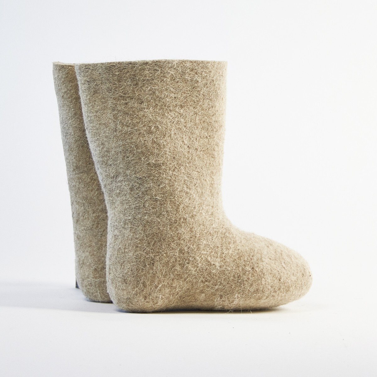 Valenki winter Felt men's boots sheep wool grey handmade | eBay