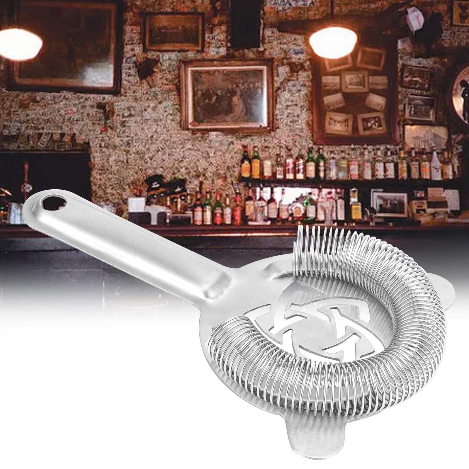 Bar Strainer Stainless Steel Barware Ice Filter Strainer Bar Gadgets | eBay