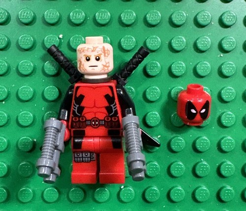 Lego Super Heroes Minifigure sh032 X-Men Deadpool 6866 Wolverine's ...