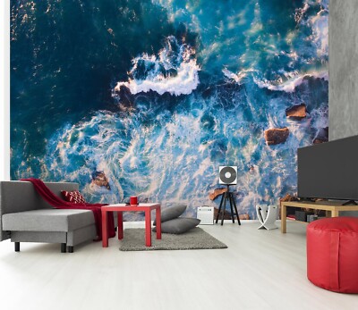 3D Gorgeous Blue Sea 6217 Wallpaper Wall Murals Wall Paper Wall Print ...