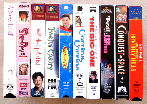 Lots of 10 VHS Movie Tapes | eBay
