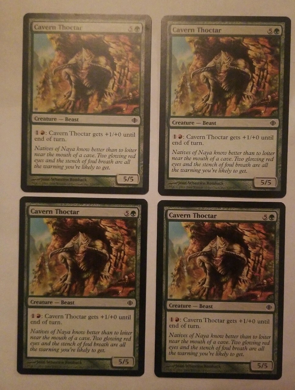 4x Cavern Thoctar MTG Shards of Alara NM Magic Regular | eBay
