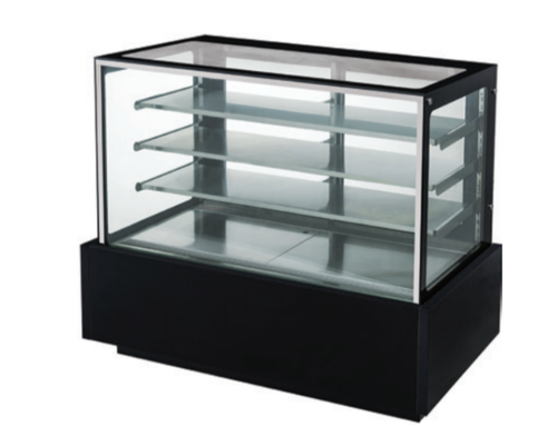 NEW 36" Bakery Case Refrigerated Cubed Glass Display Dukers DDM36R ...