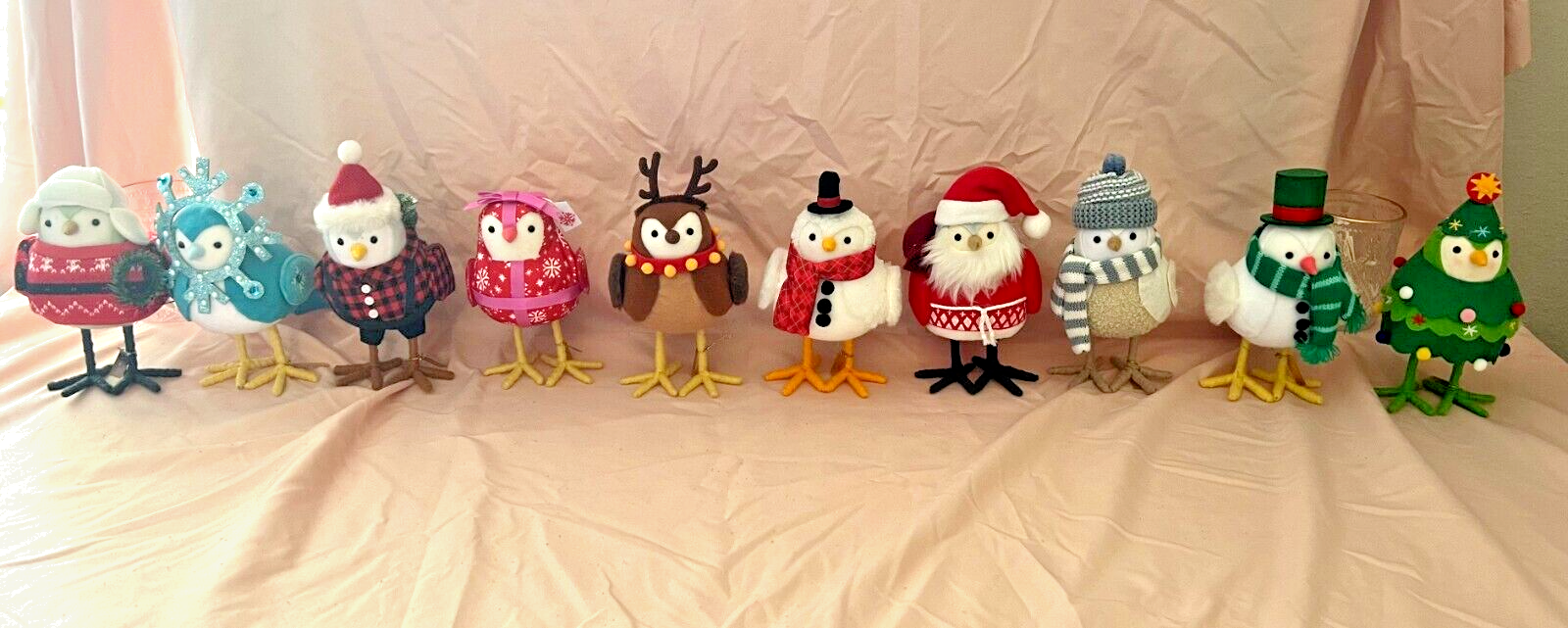 Winter Season- Target/Walmart Spritz Featherly Friends Fabric Birds | eBay