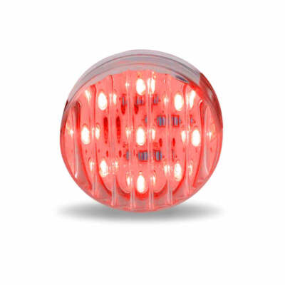 TLED-2TR 2" Round Clear Ribbed Red LED (9 Diodes) | eBay