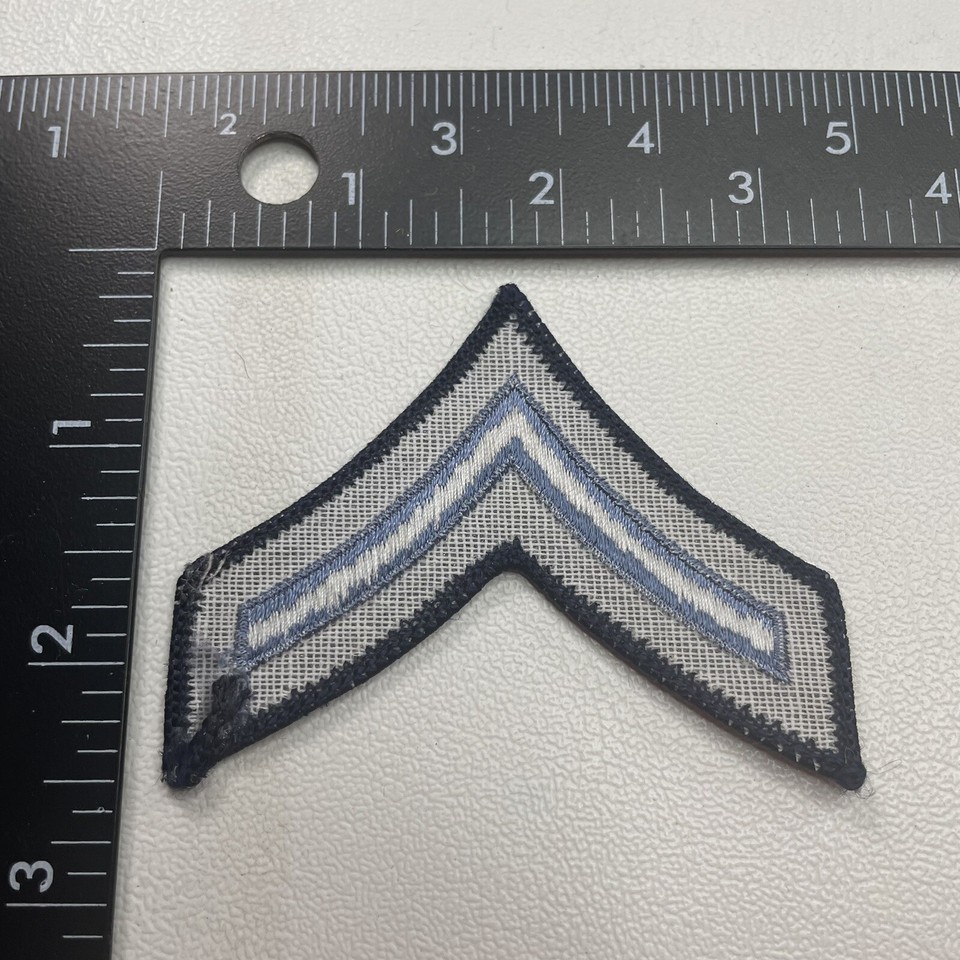 1 Stripe Chevron Blue (Police Stripe ?) Patch (Police Law Enforcement ...