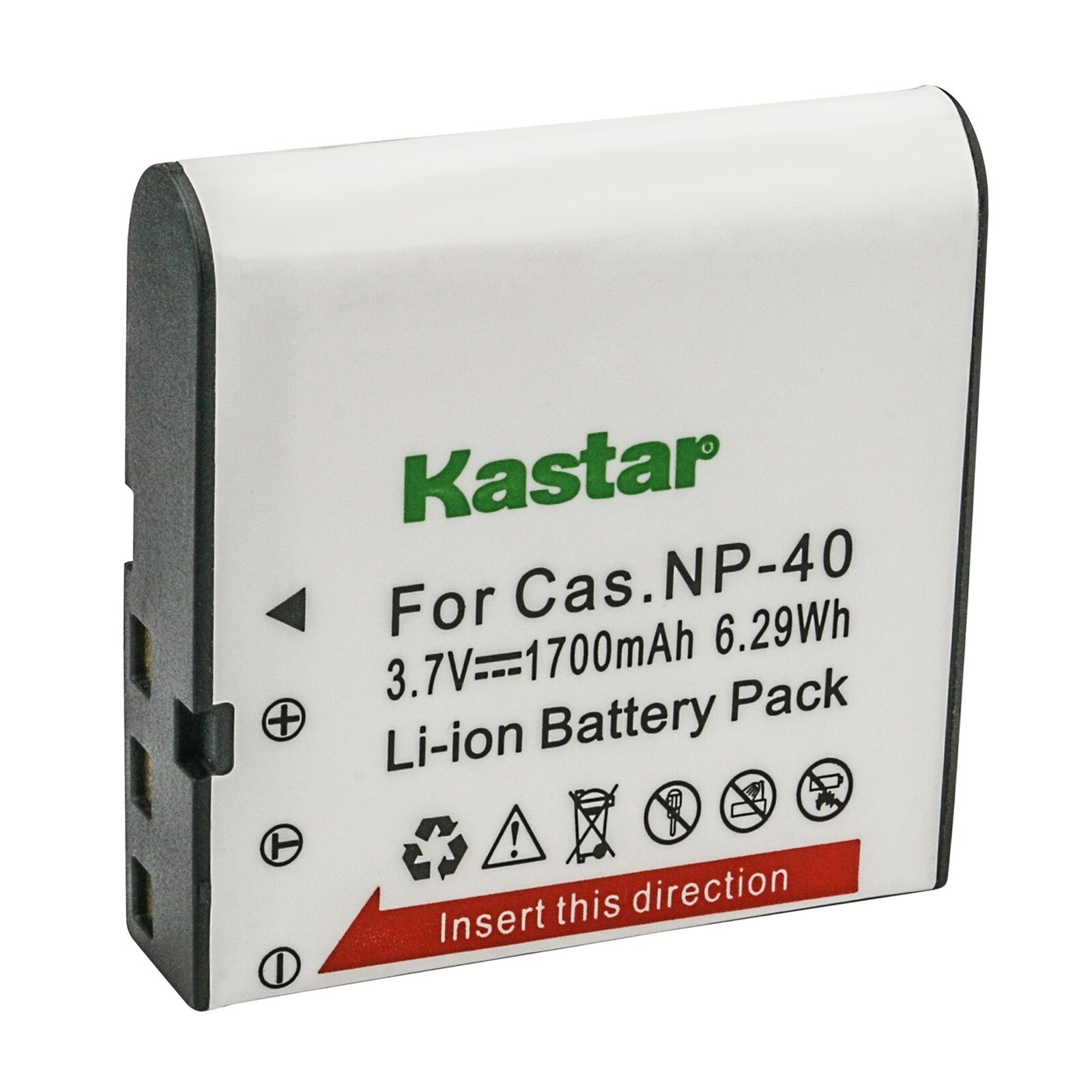 Kastar Battery Pack Replacement for Genuine Original Casio NP-40 CNP40 ...