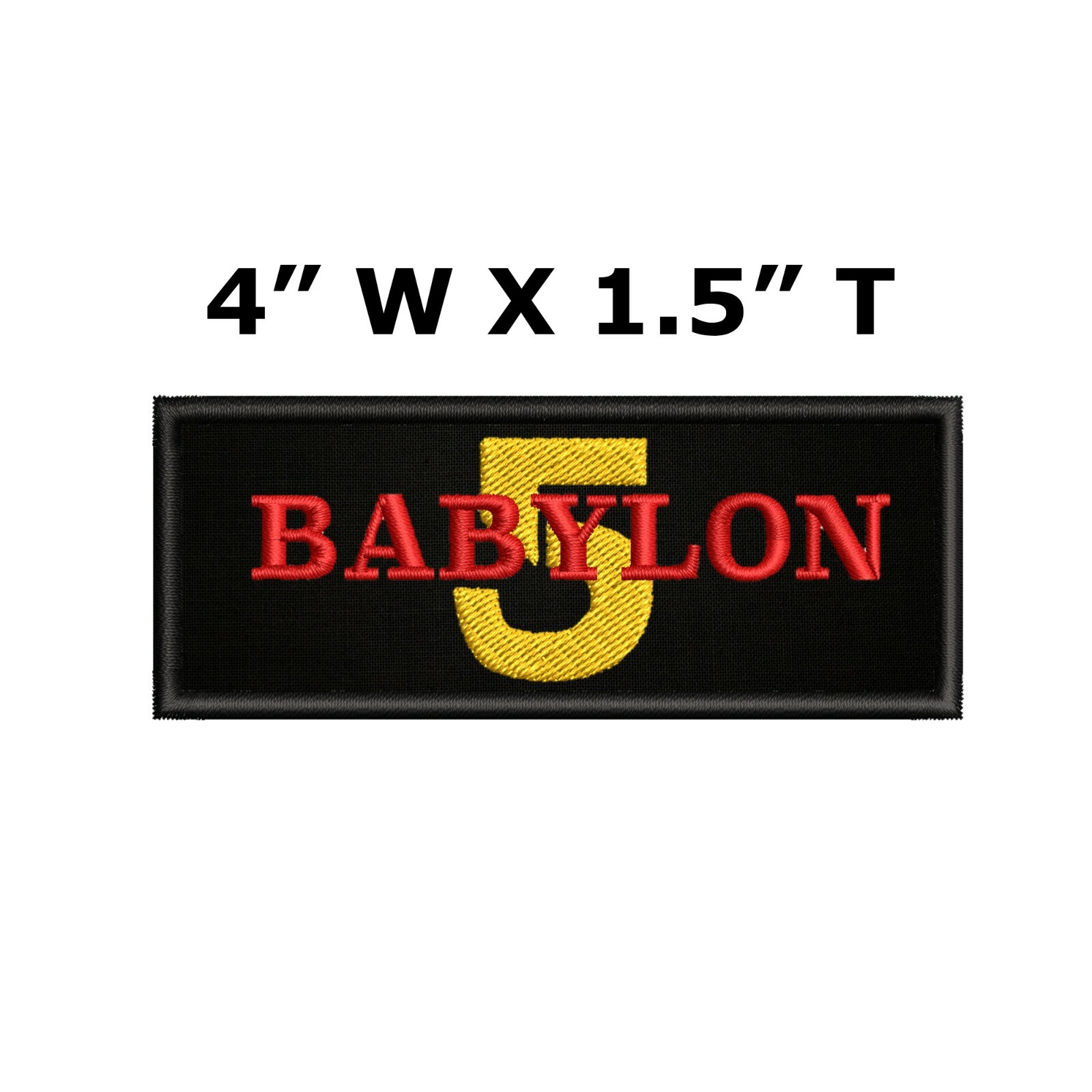 Babylon 5 Logo Patch Embroidered Iron-On Applique TV Show Sci-Fi Fan | eBay