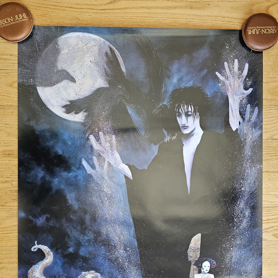 Sandman Poster 1993 DC Comics Vince Locke Painting Neil Gaiman | eBay