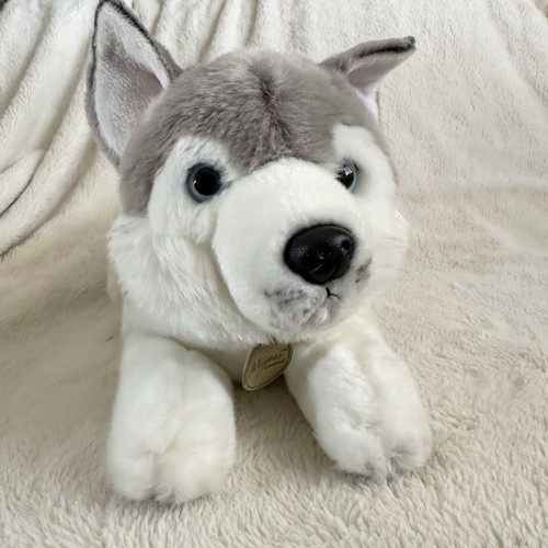 Aurora Miyoni Husky Wolf 16” Laying Dog Realistic Stuffed Animal Toy | eBay