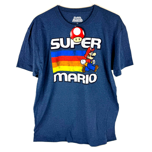 Super Mario T Shirt Super Mario Bros Nintendo Graphic Tagless Adult ...