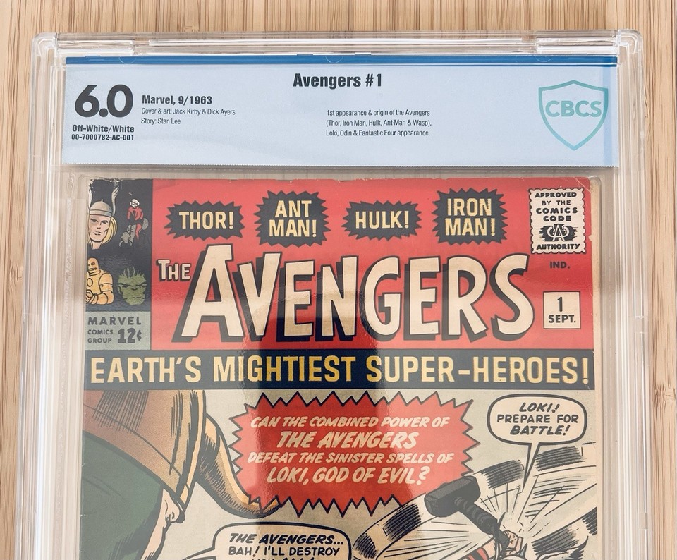 Avengers #1 CBCS/CGC 6.0 . Origin & 1st Appearance Avengers . Marvel ...