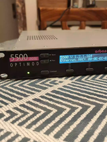 1PCS USED orban 5500 OPTIMOD-FM 5500 Audio Processor// | eBay