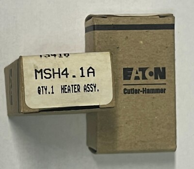 EATON MSH4.1A Manual Starter Thermal Overload Relay Heater Element | eBay