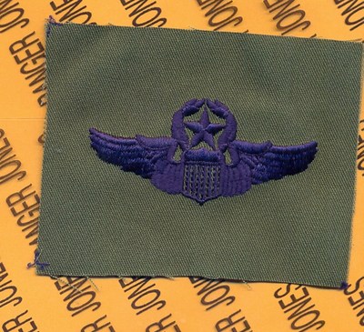 USAF Air Force Master Command Pilot Aviation wing cloth patch | eBay