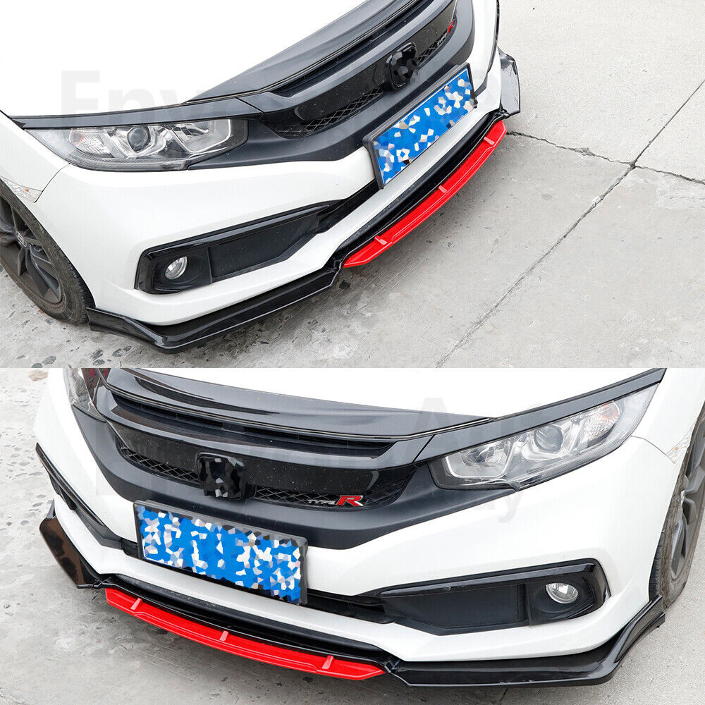 For Nissan 370Z Front Bumper Lip/ Spoiler Body Kit+Side Skirt Glossy ...