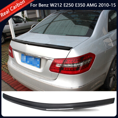 For Benz W212 E250 E350 E550 E63 10-15 Carbon Fiber Rear Trunk Spoiler ...