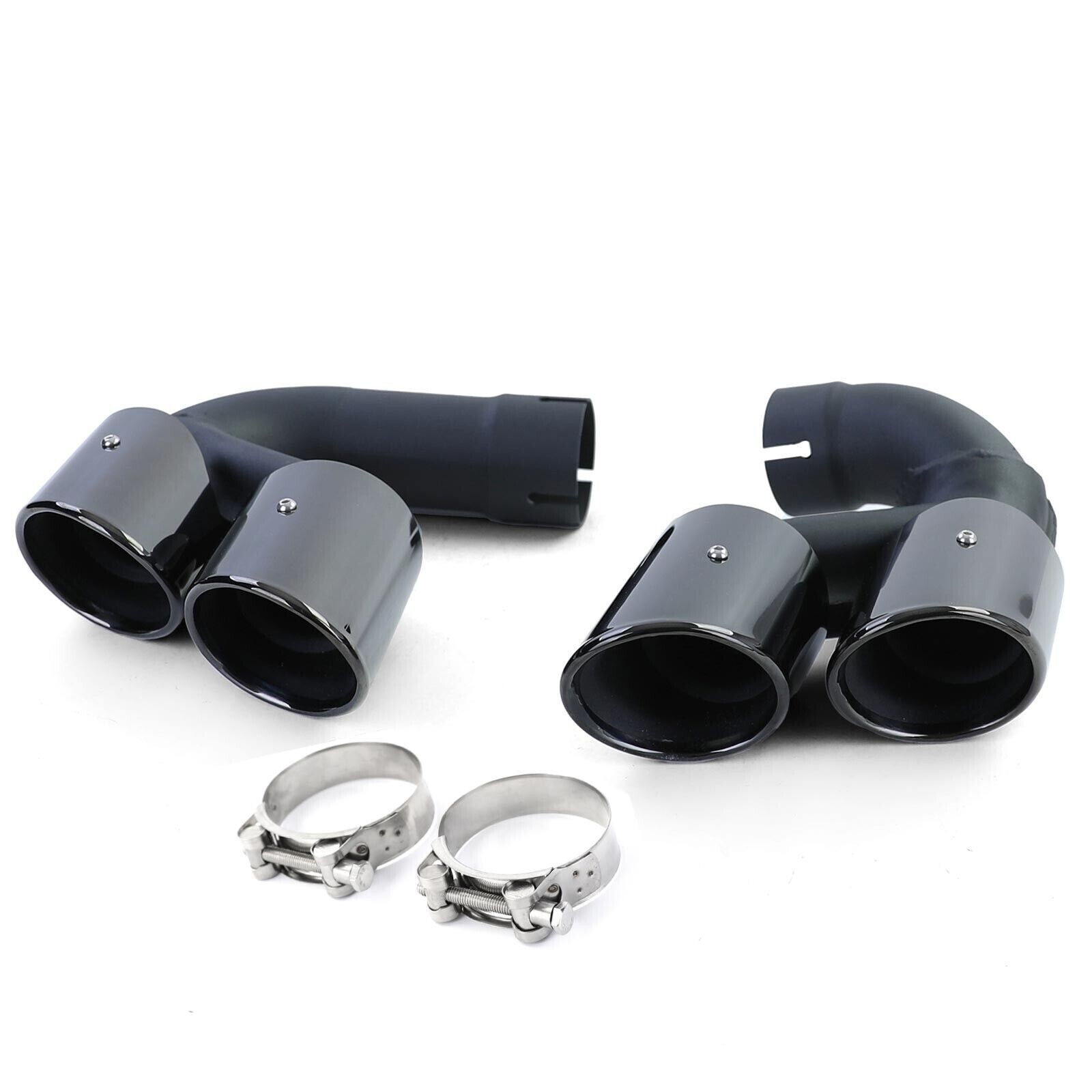 BMW X5 G05 X6 G06 X7 G07 40i Gloss Black Exhaust Tail Pipe Trims Tips
