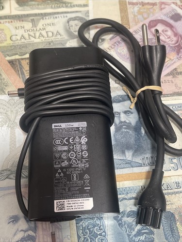 DELL Adapter Charger XPS Inspiron Precision 130W 6.67A 9TXK7 V363H ...