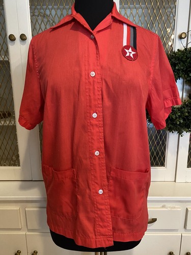 Vintage Texaco Lions Uniform Womens 80/90's Button Up Shirt Uniform 36/ ...