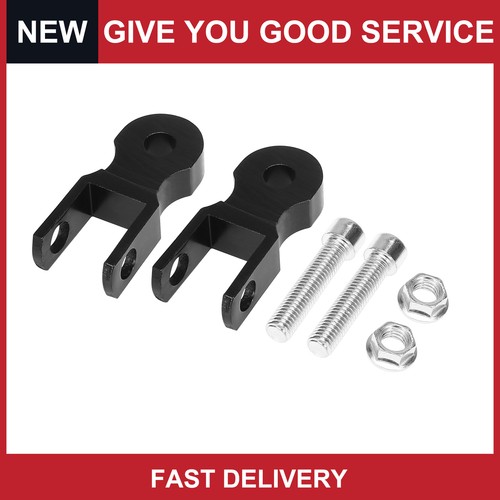 Universal 5cm Motorcycle Rear Shock Absorber Height Extension Black ...