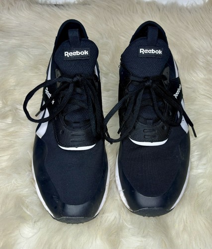 Reebok Spark Run Sneakers Women's Size US 11 Black White Lace Up ...