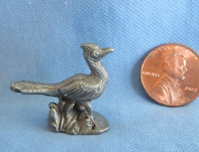 Vintage Miniature Rawcliffe ROAD RUNNER BIRD 1980 Pewter Figure ...