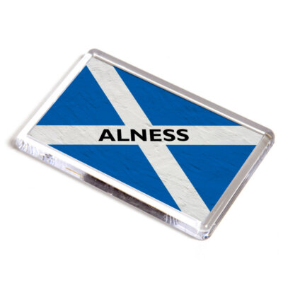 FRIDGE MAGNET - Alness - St Andrew's Cross/Saltire - Scotland Flag ...