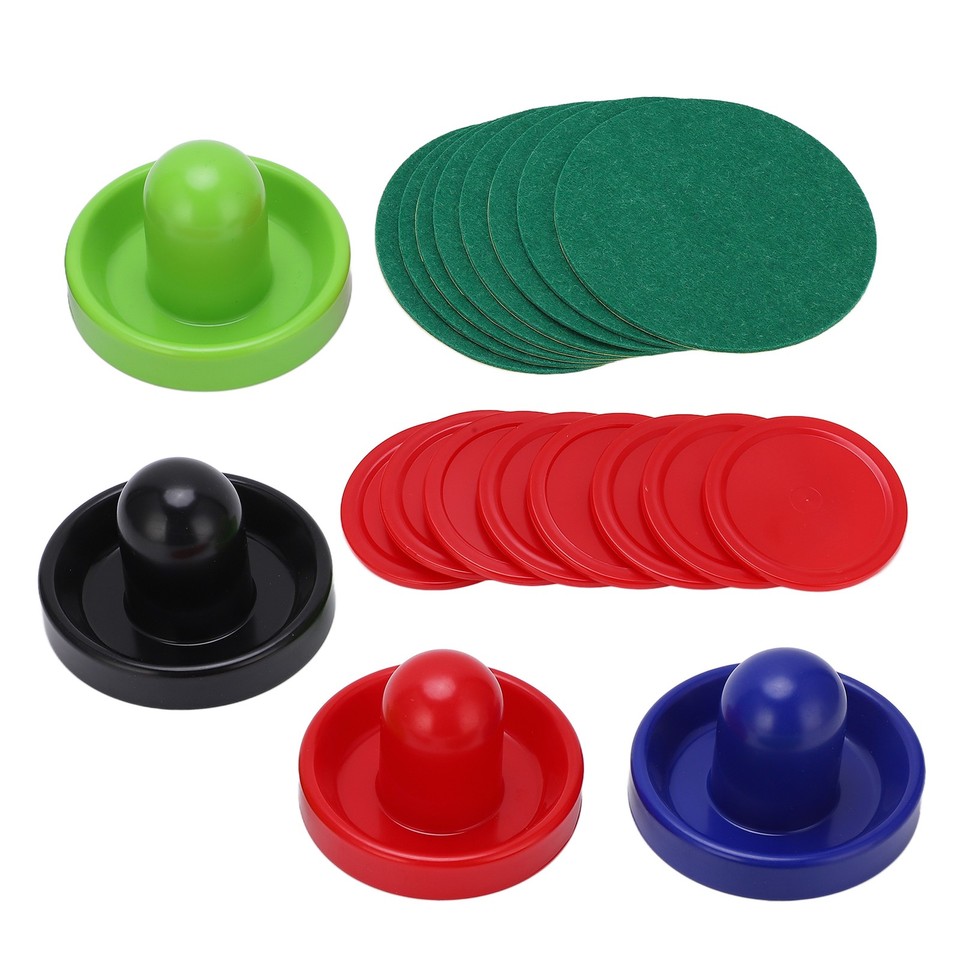 Multicolor Hockey Accessory Set Pushers Pucks Tables Game Pushers Pucks ...