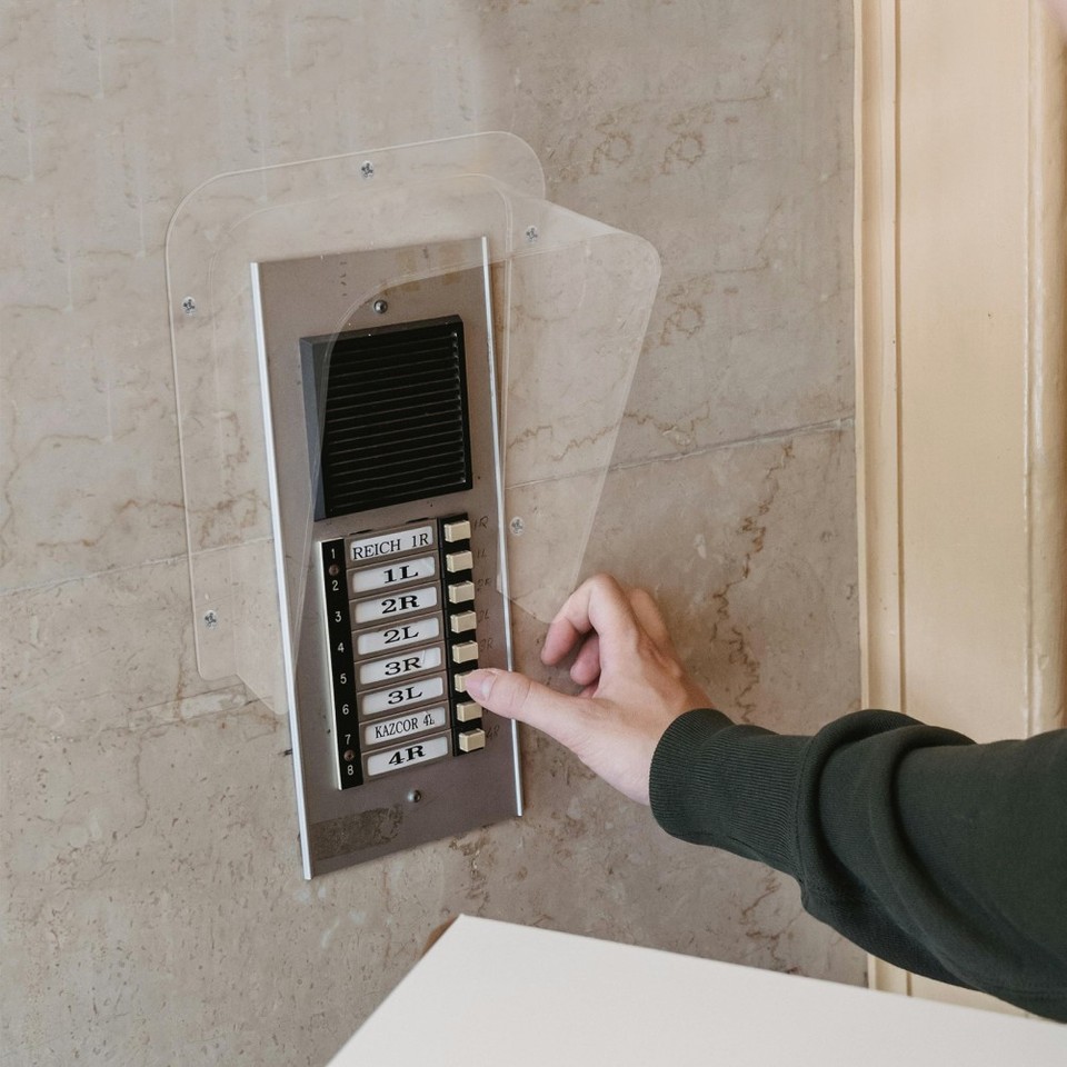 Door Bell Cover Access Control Machine Rain Waterproof for Doorbell ...