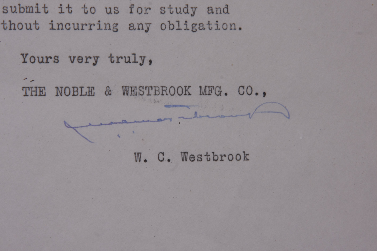 1931 Lamson Goodnow Noble Westbrook Mfg Co East Hartford CT Ephemera ...