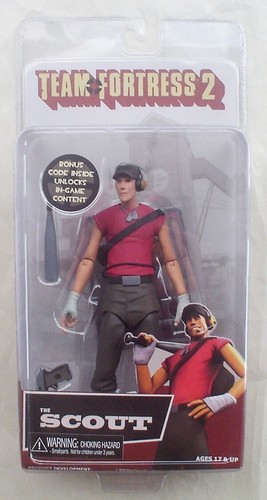 THE SCOUT Red Team Fortress 2 Series 4 NECA 6" 1:12 action figure 2018 ...