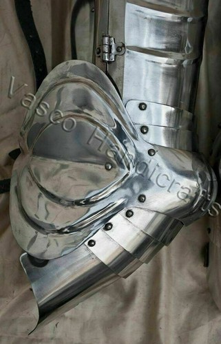 Medieval leg Knight SCA combat leg armor plate legs cuisses Armor Leg ...
