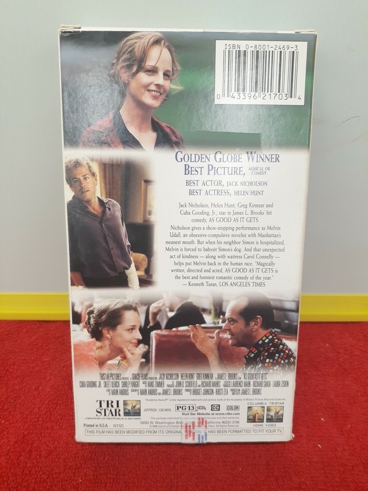 As Good as It Gets (VHS, 1998, Closed Caption) 43396217034| eBay