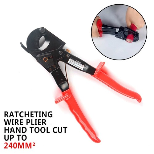 Ratchet Cable Cutter Copper Aluminum Shear Ratcheting Wire Cut Plier ...